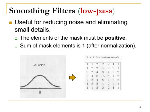 Spatial Filters (Digital Image Processing) | PPTX | Photo Editing ...