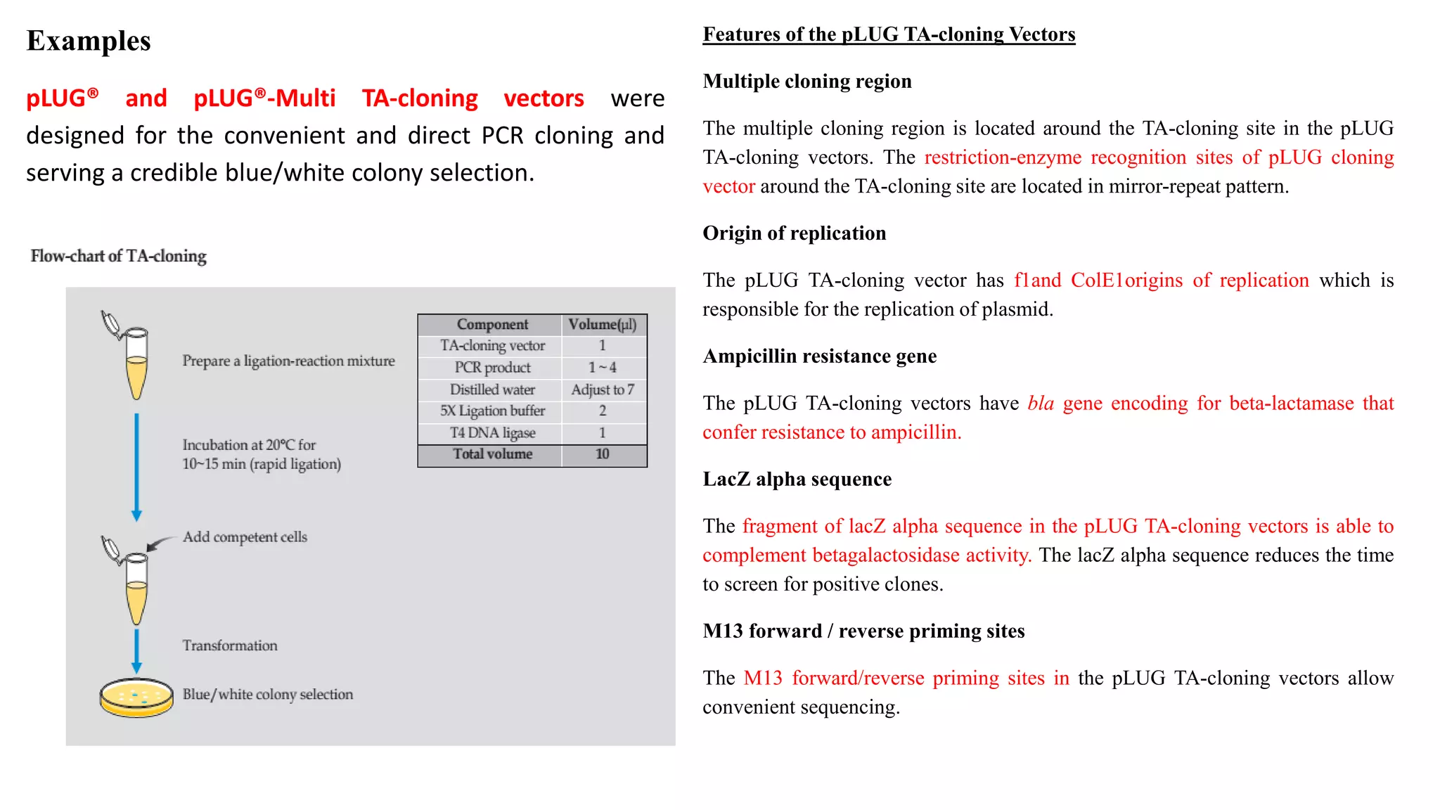 Strategies for cloning PCR products: TA cloning, Topo cloning.pdf