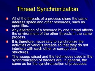 Lecture 13 threads presentation 16 slides | PPT