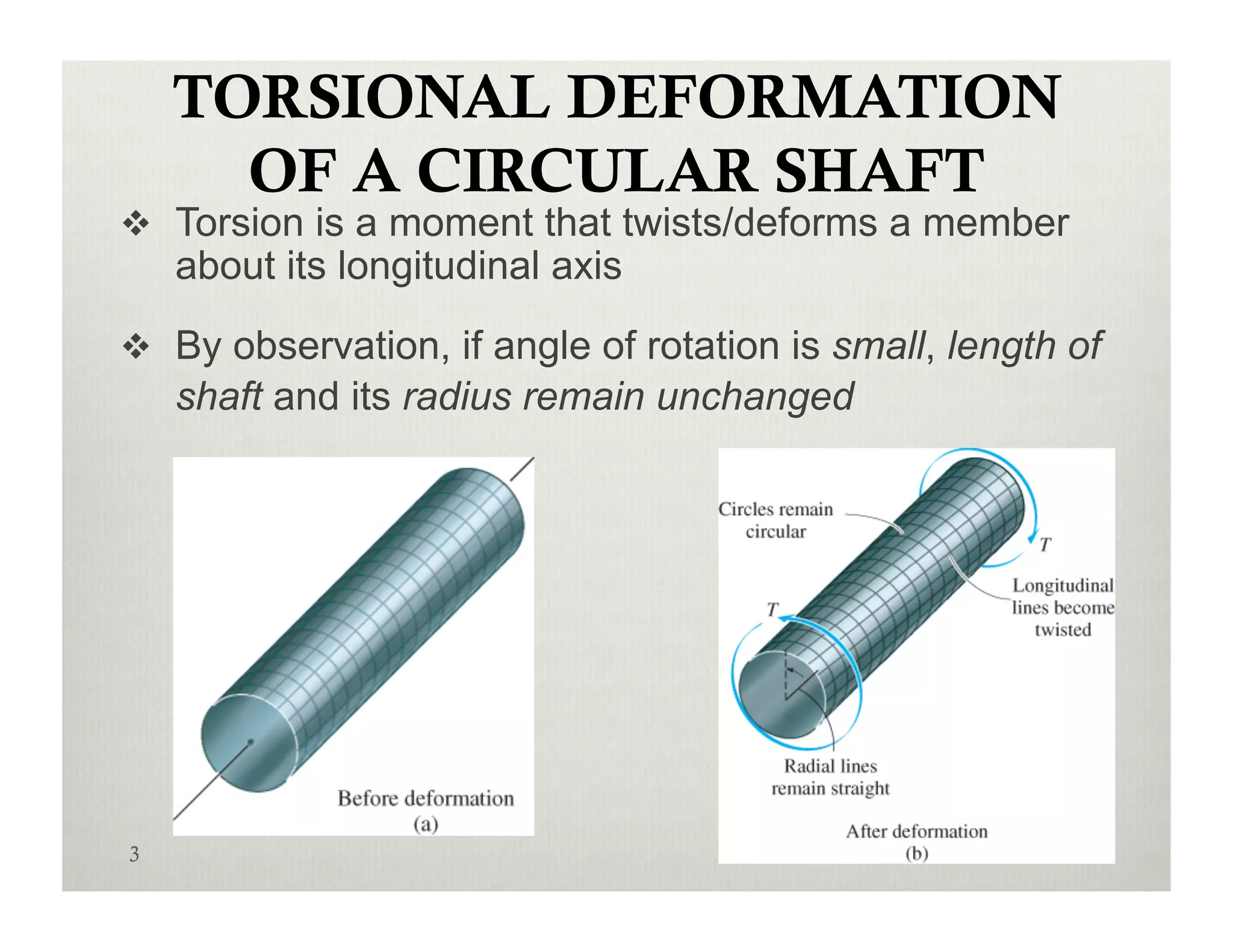 Lecture 13 torsion in solid and hollow shafts 1 | PDF