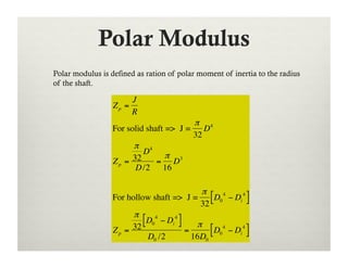Lecture 13 torsion in solid and hollow shafts 1 | PDF