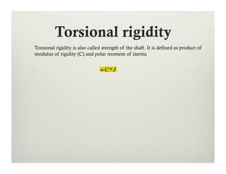 Lecture 13 torsion in solid and hollow shafts 1 | PDF
