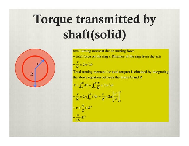 Lecture 13 torsion in solid and hollow shafts 1 | PDF | Physics | Science