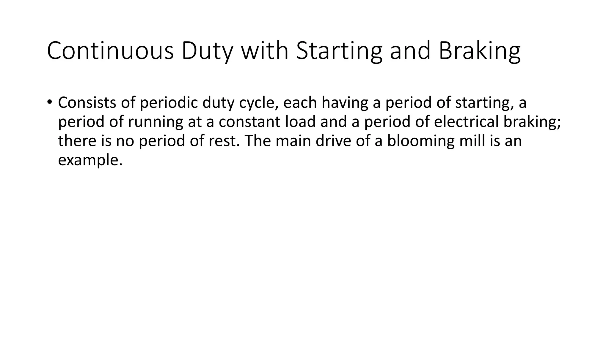 Lecture 13 types of motor duty | PPTX