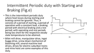 Lecture 13 types of motor duty | PPTX