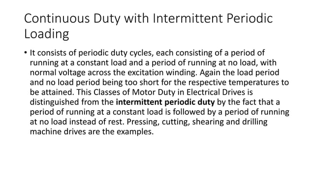Lecture 13 types of motor duty | PPTX | Radio Control | Hobbies & Interests