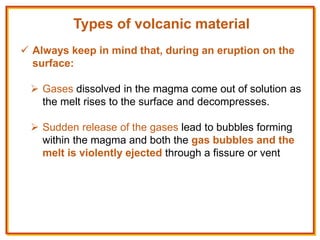Lecture 13 Volcaniclastic sediments GEOLOGY | PDF