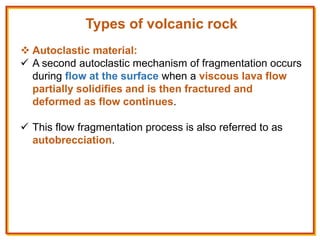 Lecture 13 Volcaniclastic sediments GEOLOGY | PDF