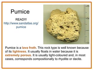 Lecture 13 Volcaniclastic sediments GEOLOGY | PDF