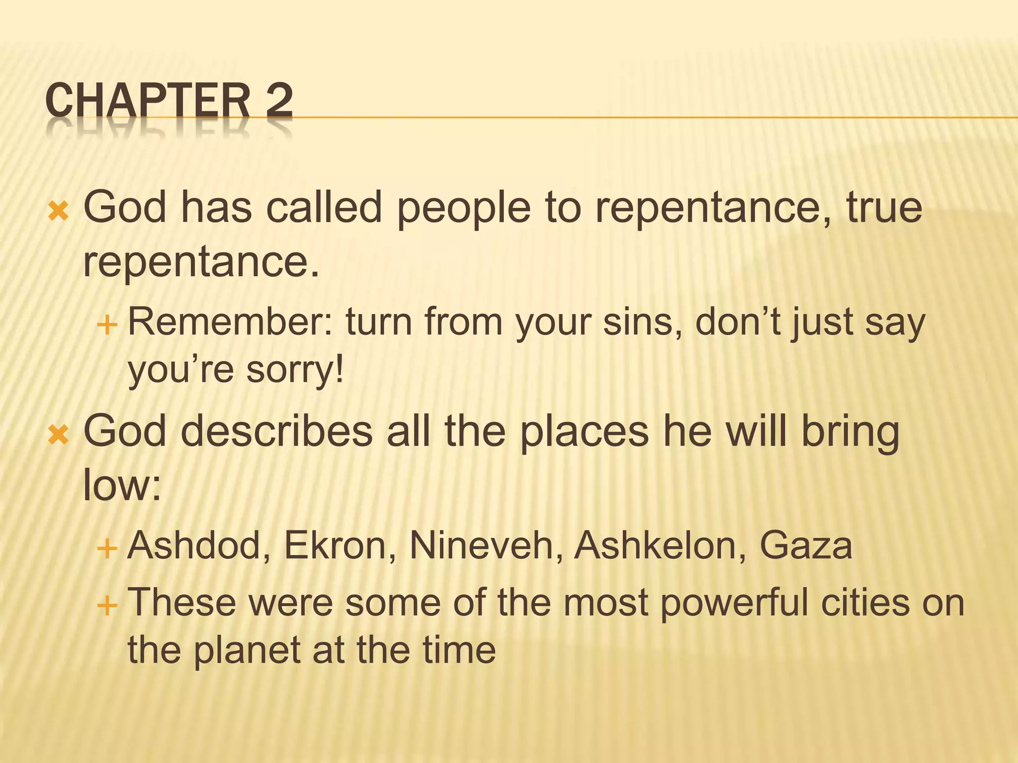 Lecture 13; zephaniah | PPTX