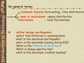 ÖNCEL AKADEMİ: INTRODUCTION TO SEISMOLOGY | PPT