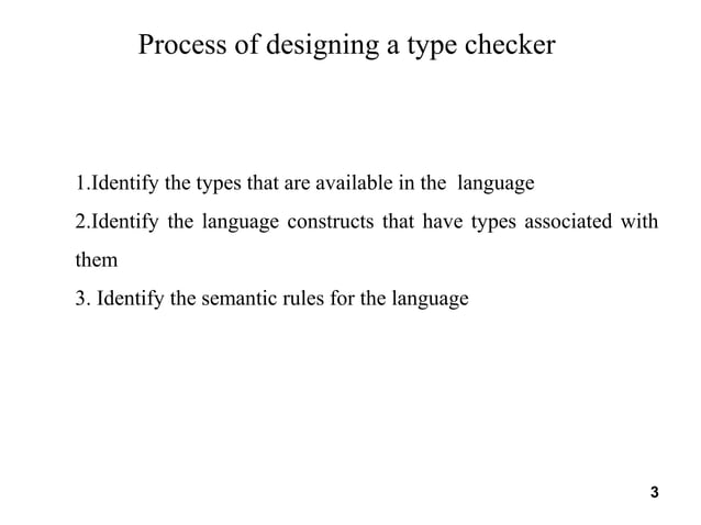 Type Checking(Compiler Design) #ShareThisIfYouLike | PPT | Programming Languages | Computing
