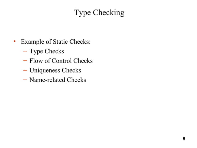 Type Checking(Compiler Design) #ShareThisIfYouLike | PPT | Programming Languages | Computing