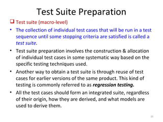 Software Engineering (Testing Activities, Management, and Automation) | PPT