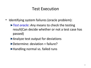 Software Engineering (Testing Activities, Management, and Automation) | PPT