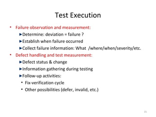Software Engineering (Testing Activities, Management, and Automation) | PPT