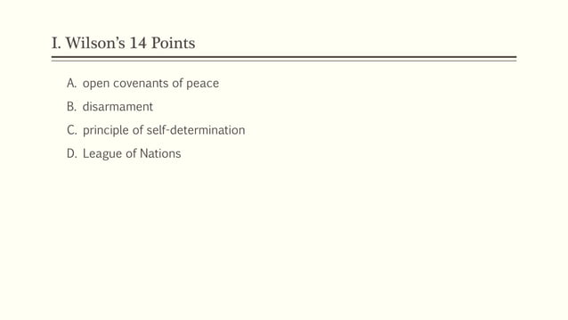 Lecture14 – The Paris Peace Conference, 1919-1920 | PPTX