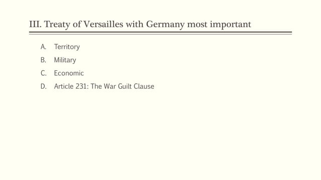 Lecture14 – The Paris Peace Conference, 1919-1920 | PPTX