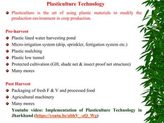 Implementation of Protected Cultivation Technologies | PDF
