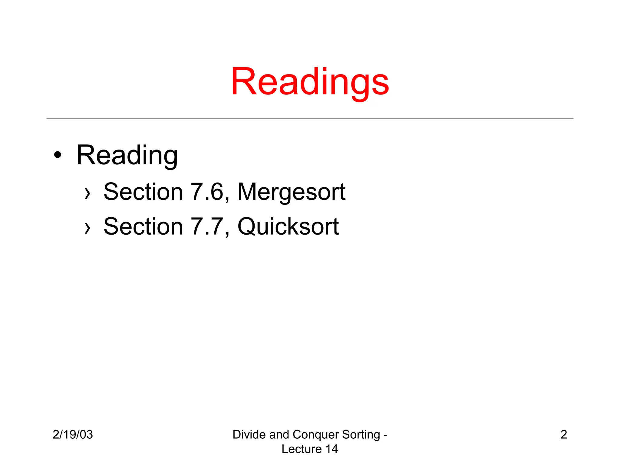 Divide And Conquer Partitioning Choosing Pivot Ppt