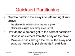 sorting algorithms presentation for understanding | PPT