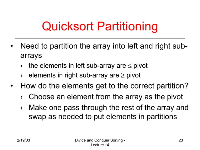Sorting Algorithms Presentation For Understanding Ppt