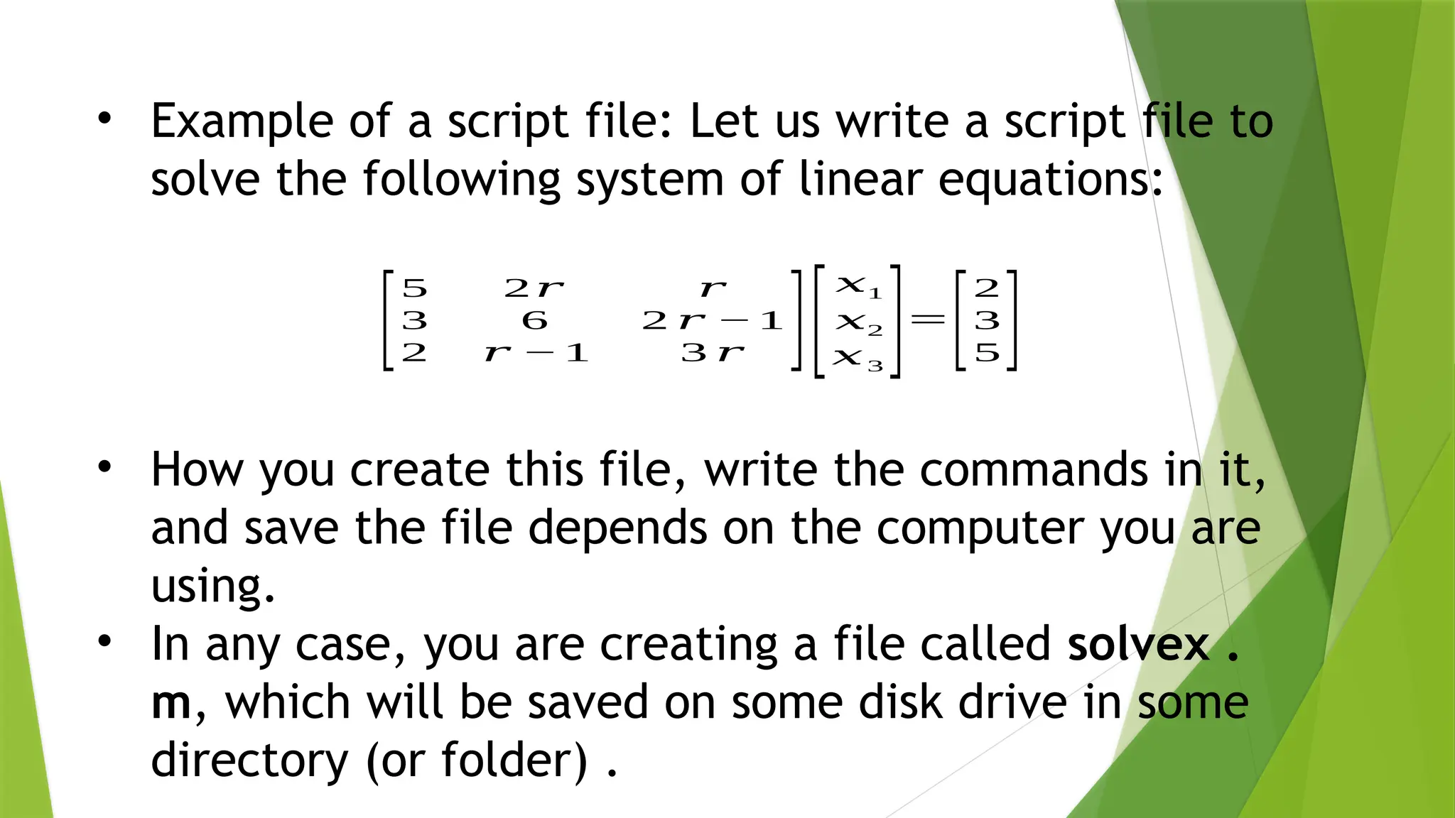 Creating Functions file in Matrices Laboratory using MATLAB | PPTX | Programming Languages ...