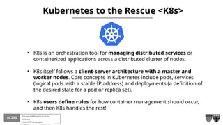 Kubernetes Services Lecture Explain Slide | PPT