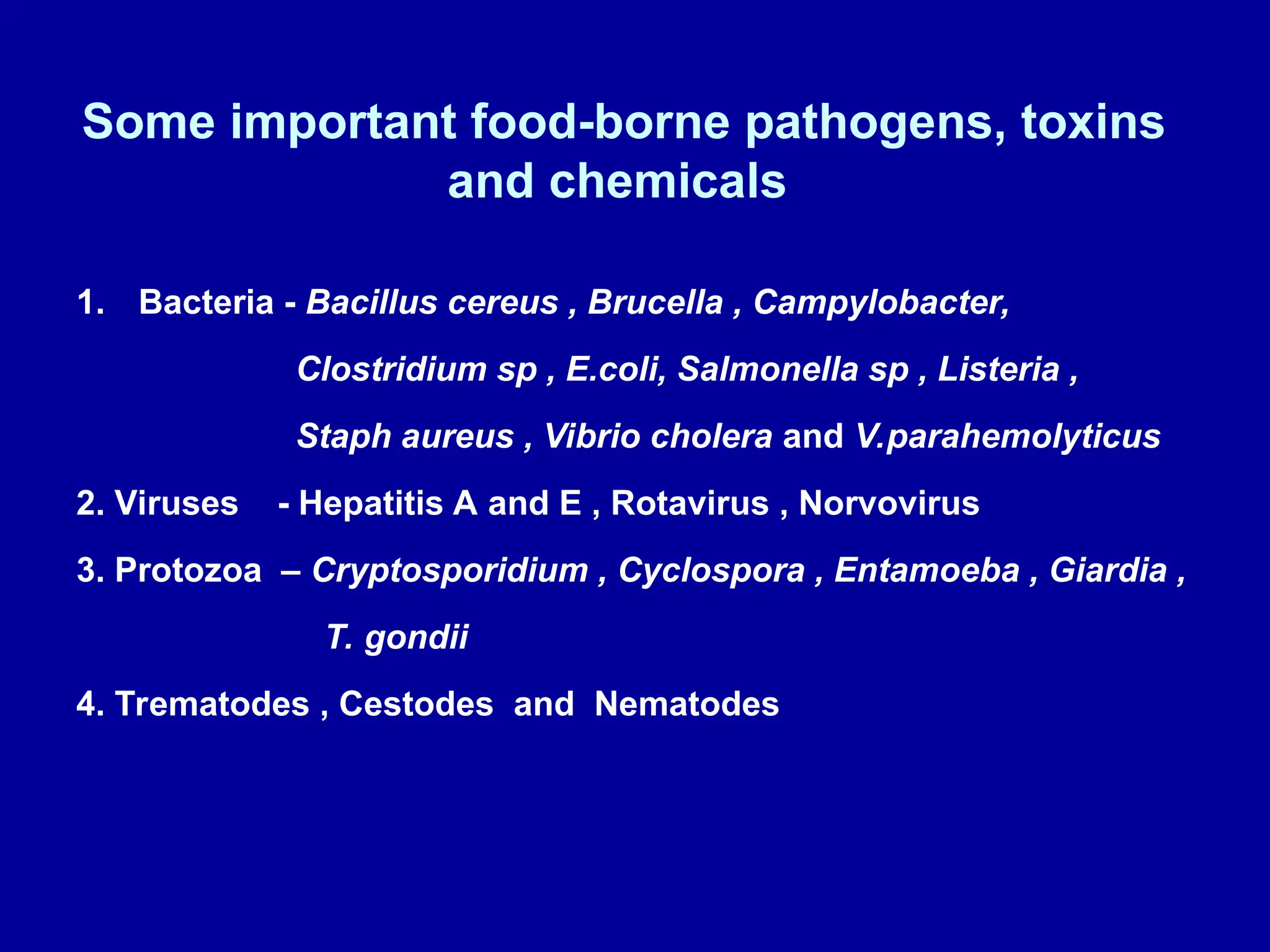 Food borne pathogens and microborganisms .ppt