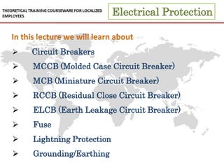 Lecture 14- Electrical and Lightening Protection-1.pdf