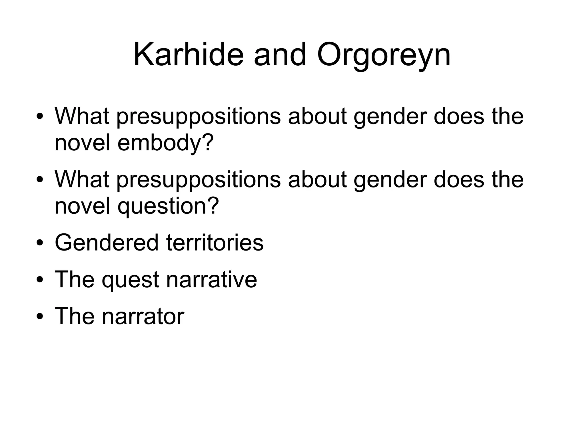 Lecture 14 - Into Gethen | PDF