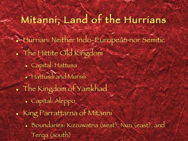 Lecture 14 kingdom of mitanni (b)