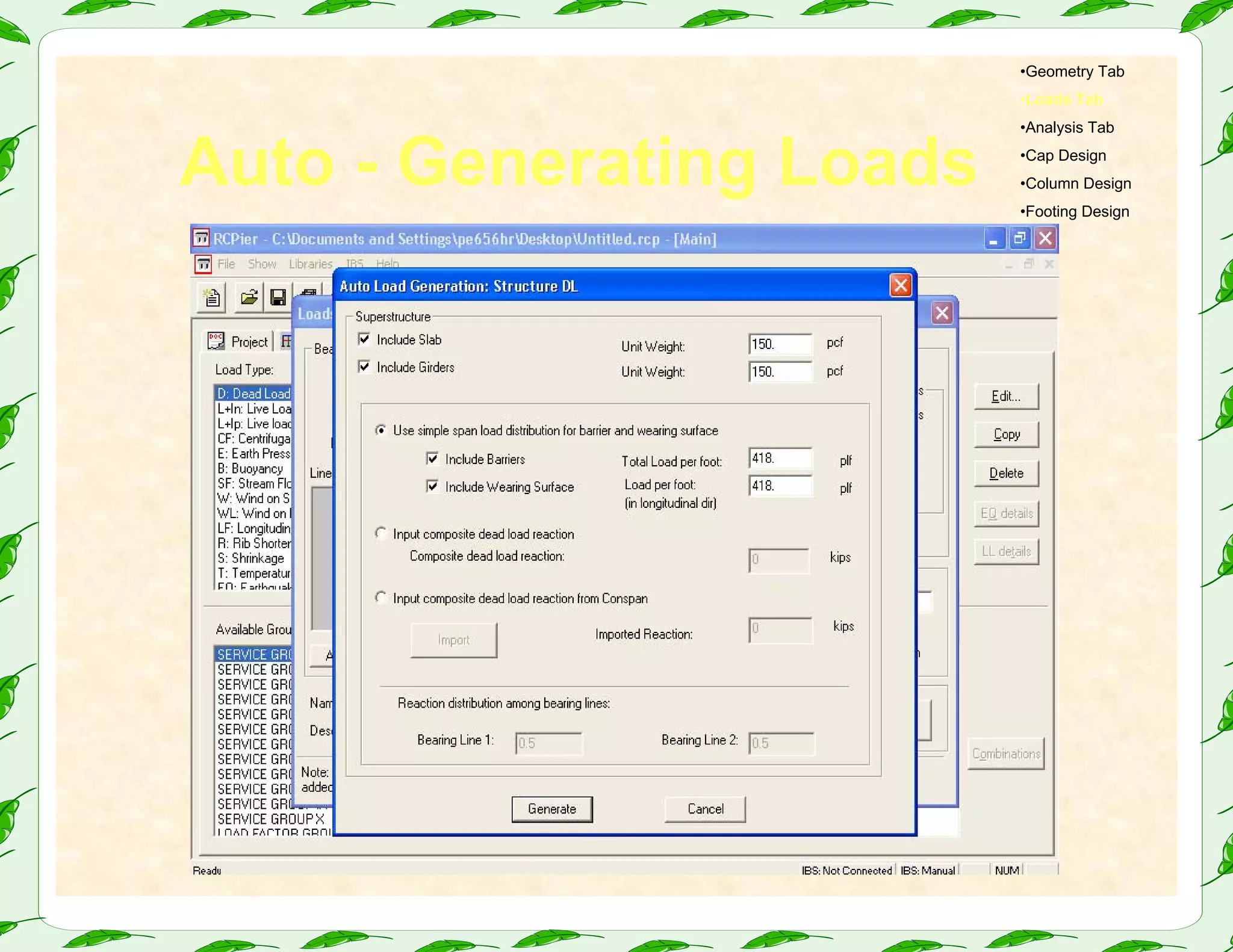 Lecture14 LEAP RC Pier ( Highway Engineering ) | PDF