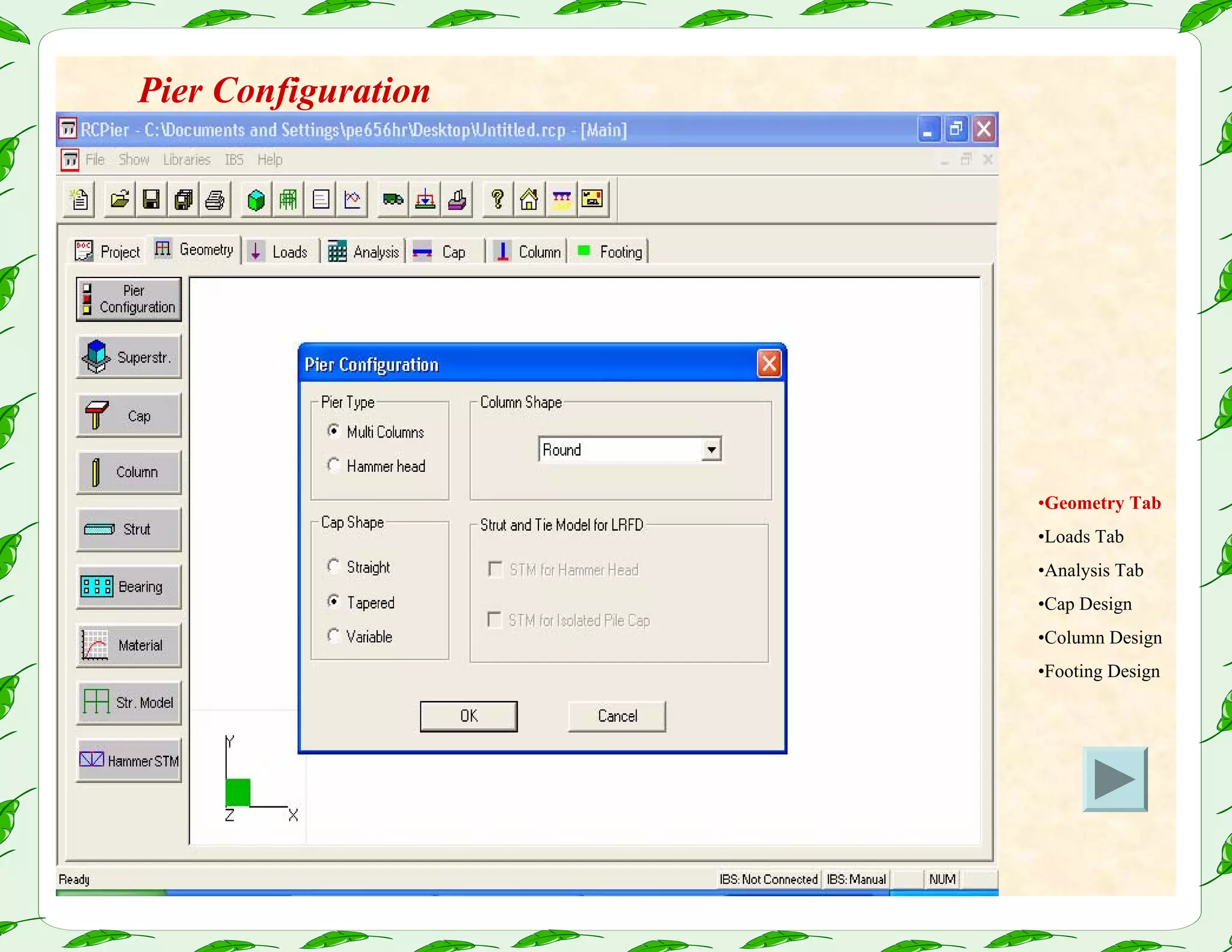 Lecture14 LEAP RC Pier ( Highway Engineering ) | PDF