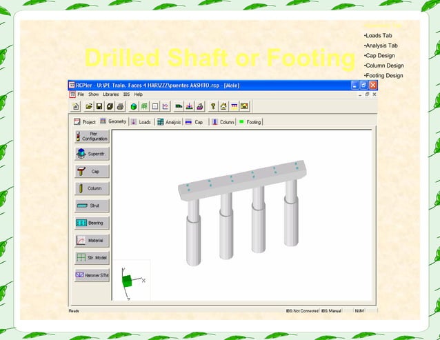 Lecture14 LEAP RC Pier ( Highway Engineering ) | PDF | Commercial ...