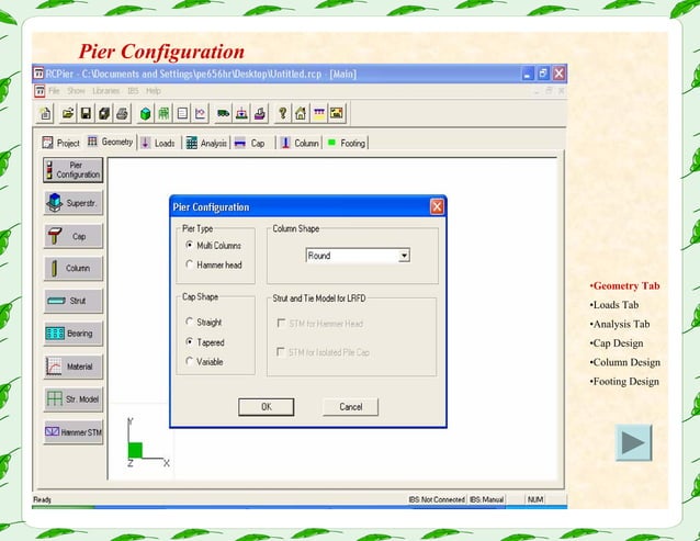 Lecture14 LEAP RC Pier ( Highway Engineering ) | PDF | Commercial ...