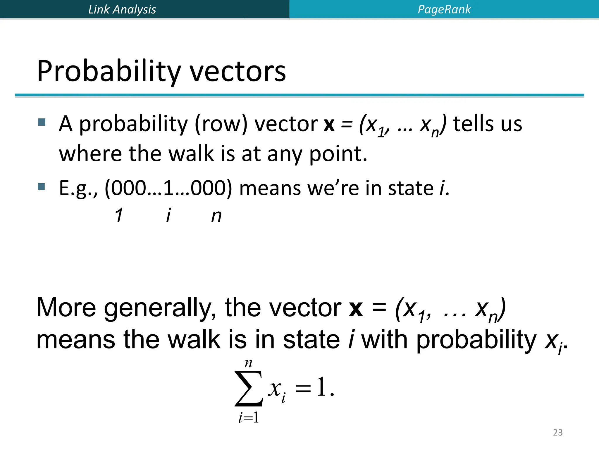 page rank explication et exemple formule | PPT