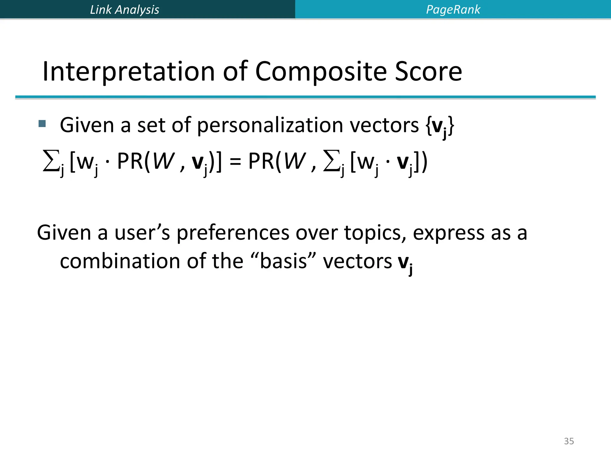 page rank explication et exemple formule | PPT