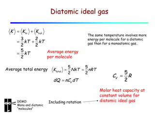Lecture 14 maxwell-boltzmann distribution. heat capacities | PPT