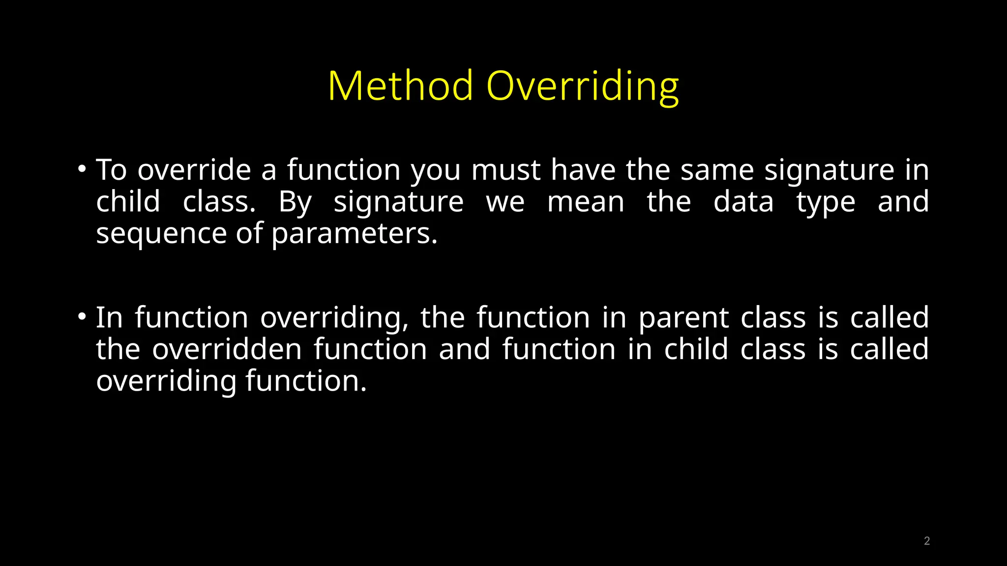Lecture 14-overridding.pptx.................................. | PPT