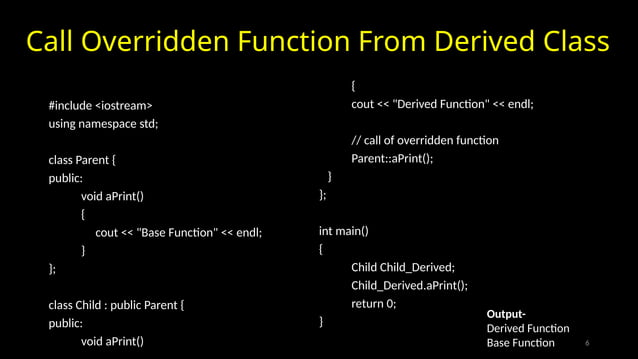 Lecture 14-overridding.pptx.................................. | PPT