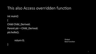 Lecture 14-overridding.pptx.................................. | PPT