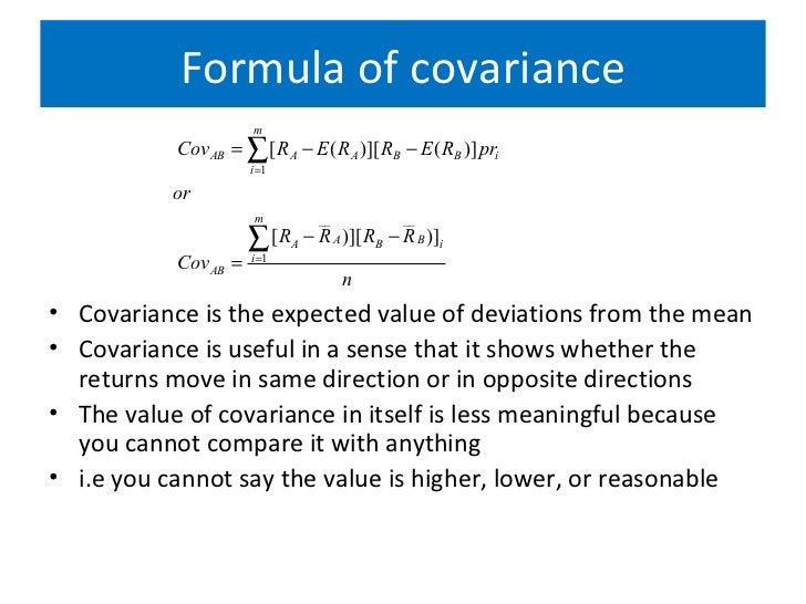 Covariance Formula Expected Value covariance-formula-expected-value