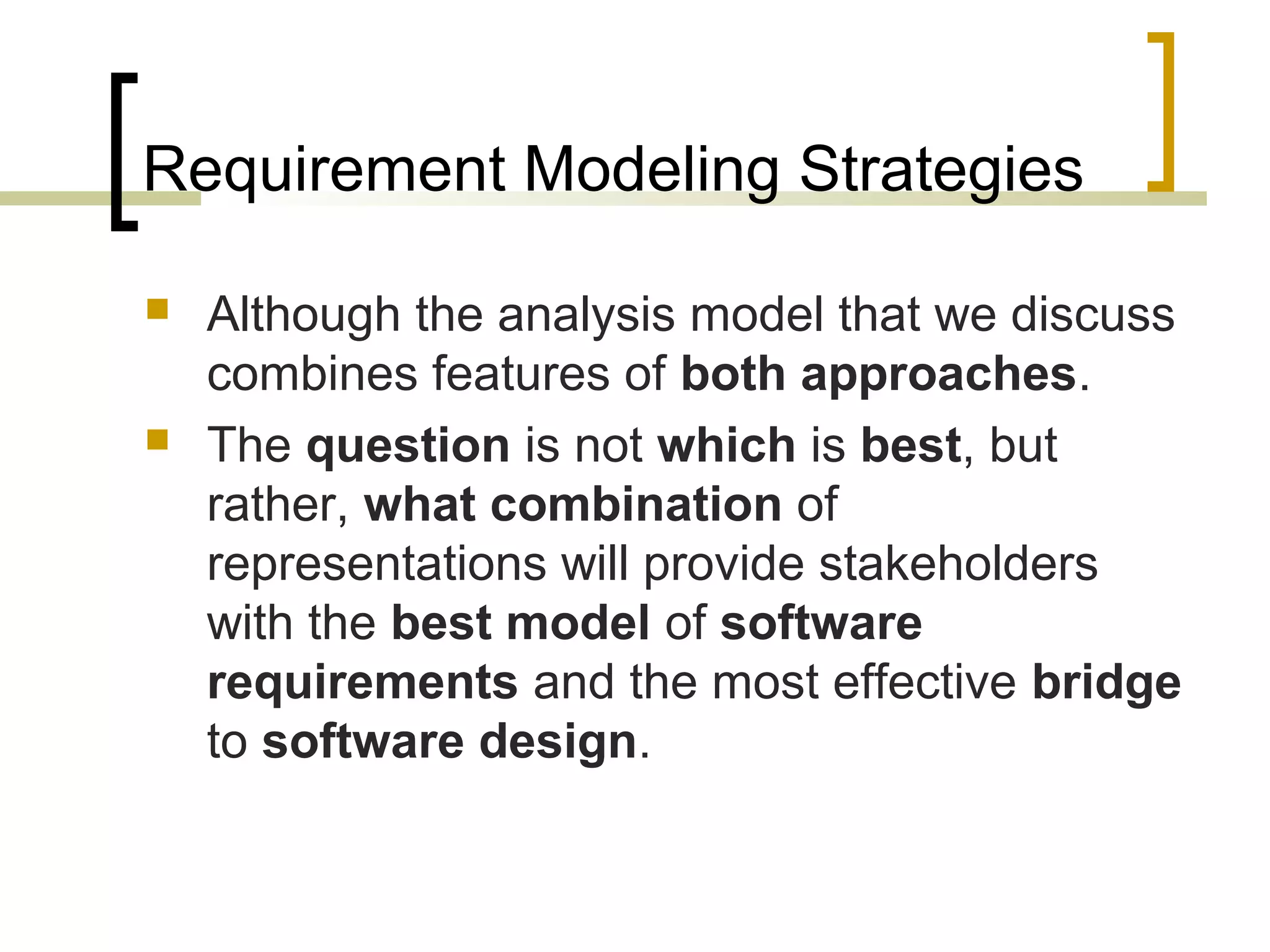 Lecture 14 requirements modeling - flow and behavior | PPT