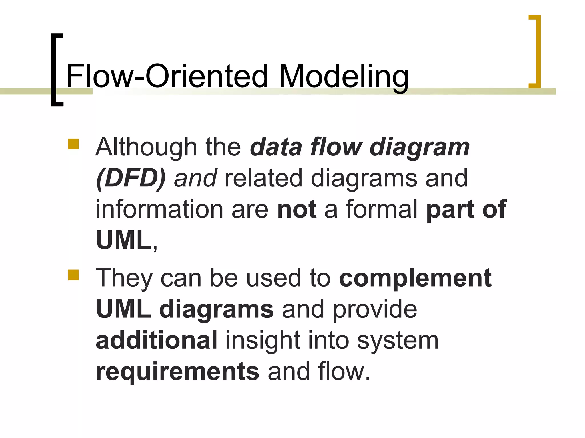 Lecture 14 requirements modeling - flow and behavior | PPT