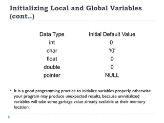 Lecture 14 - Scope Rules | PPT