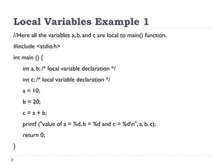 Lecture 14 - Scope Rules | PPT