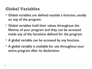 Lecture 14 - Scope Rules | PPT