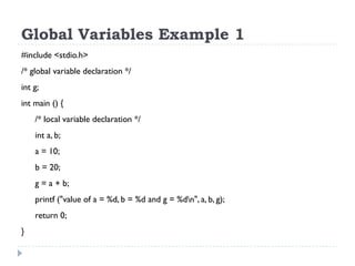 Lecture 14 - Scope Rules | PPT