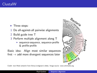 BIOL335: Sequence alignment | PPT
